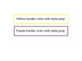 Set The Border Color In React Native Delft Stack